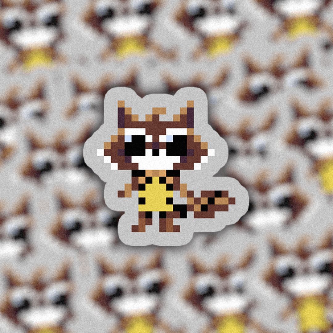 Rocket Raccoon Pixel